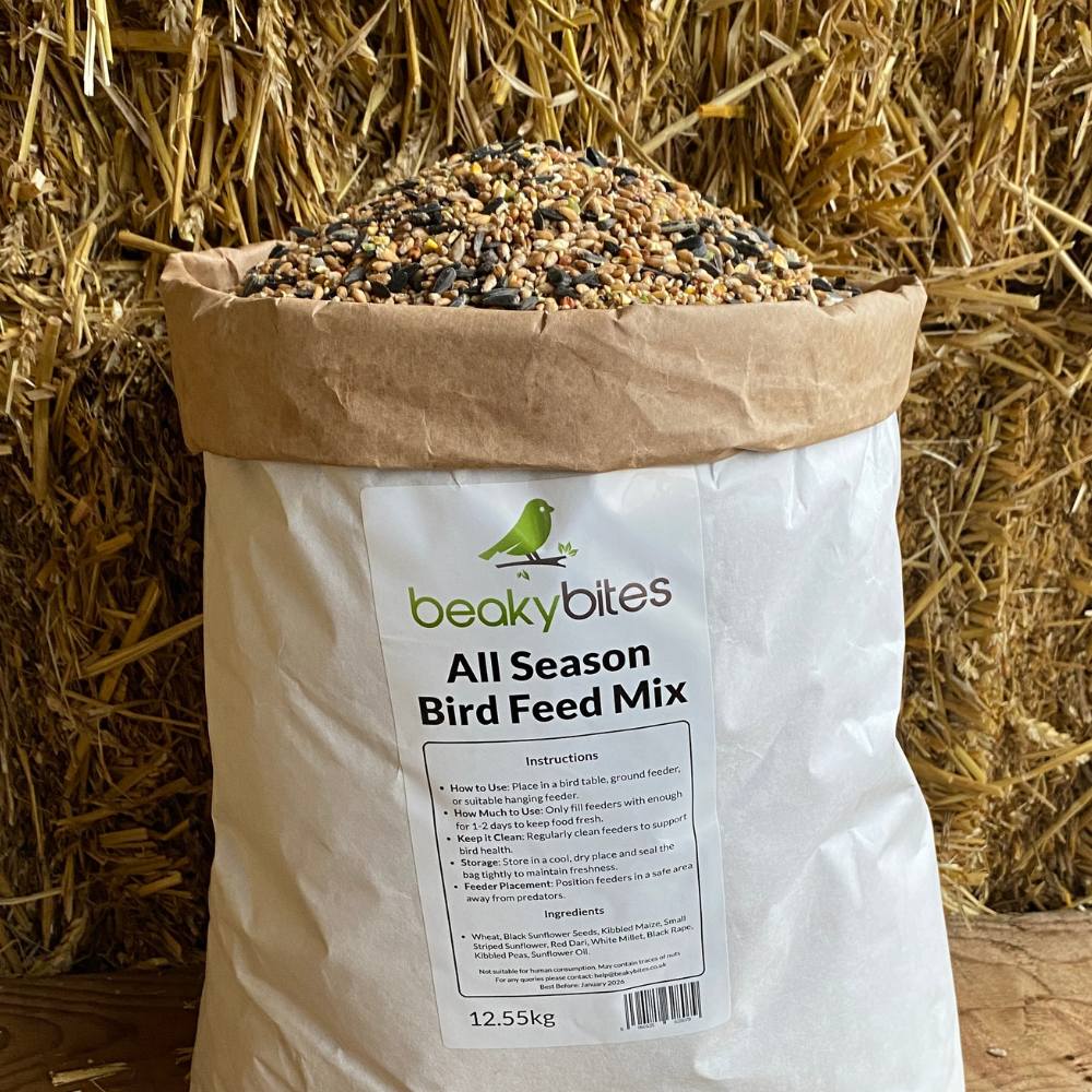 BeakyBites All Season Bird Feed Mix 12.55kg - Bulk Bag - Bird Seeds