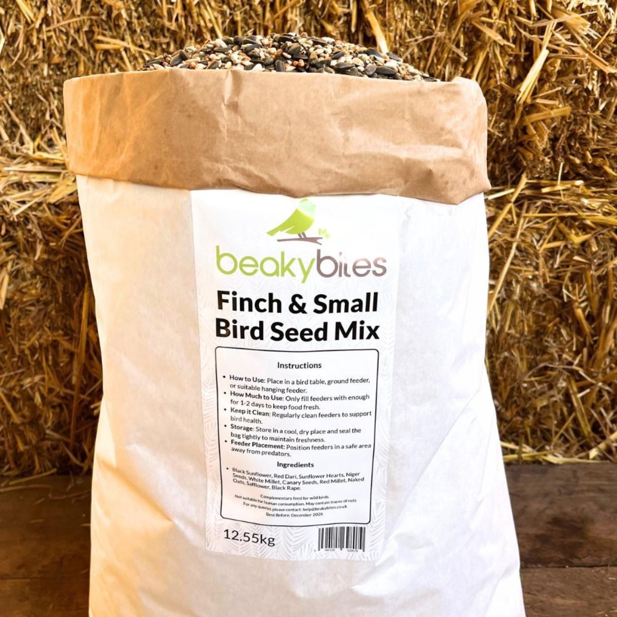 BeakyBites Finch & Small Bird Seed Mix 12.55kg
