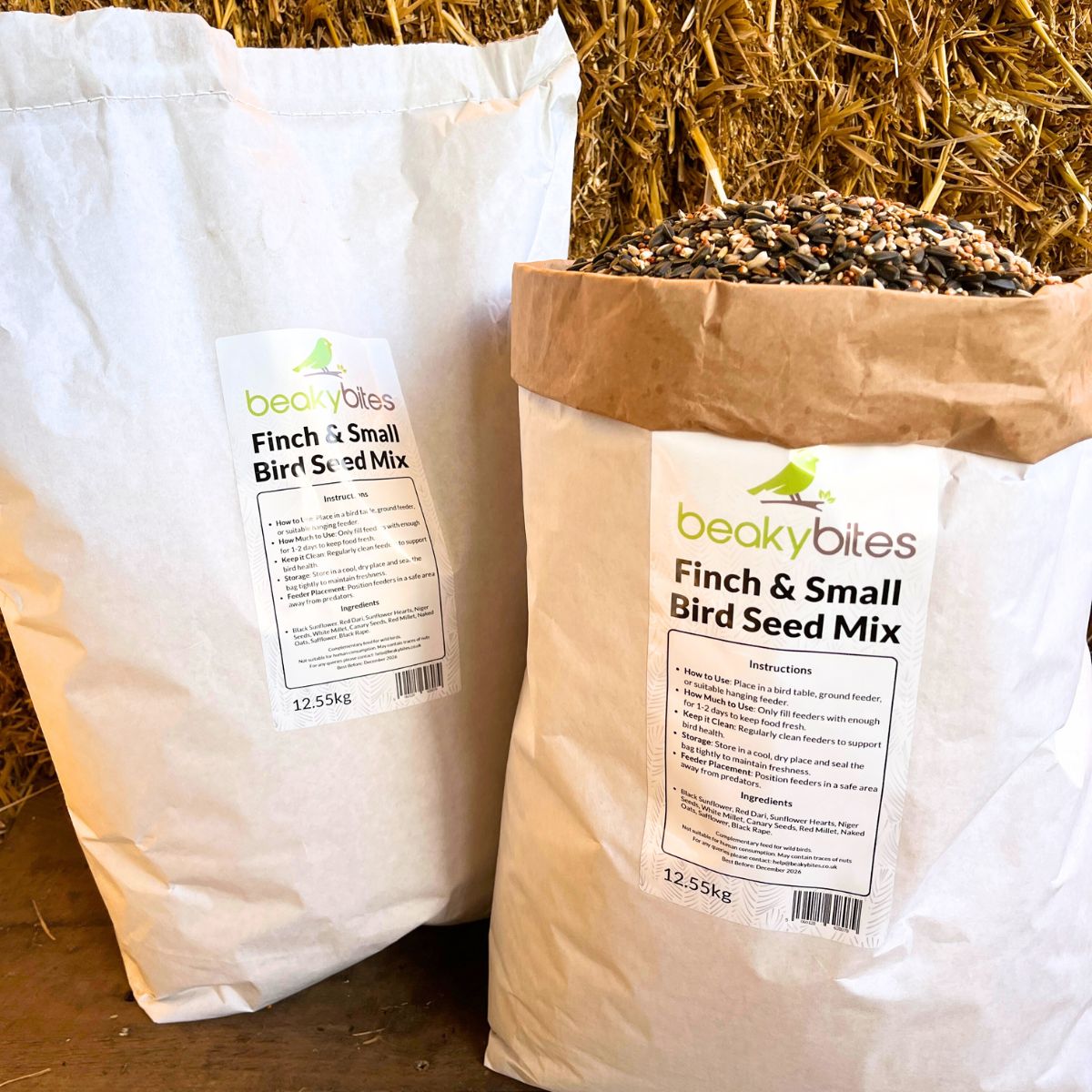 BeakyBites Finch & Small Bird Seed Mix 25kg