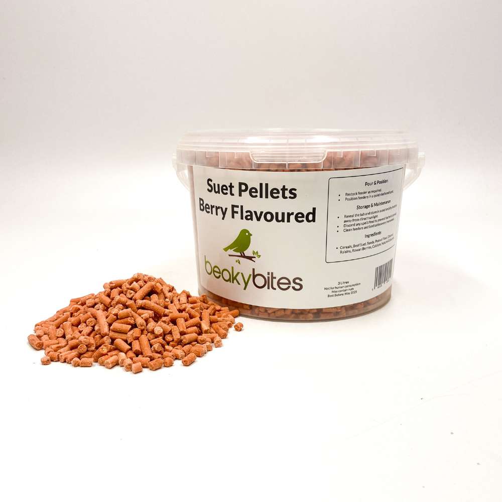 BeakyBites Suet Pellets with Berries - 3L Tub